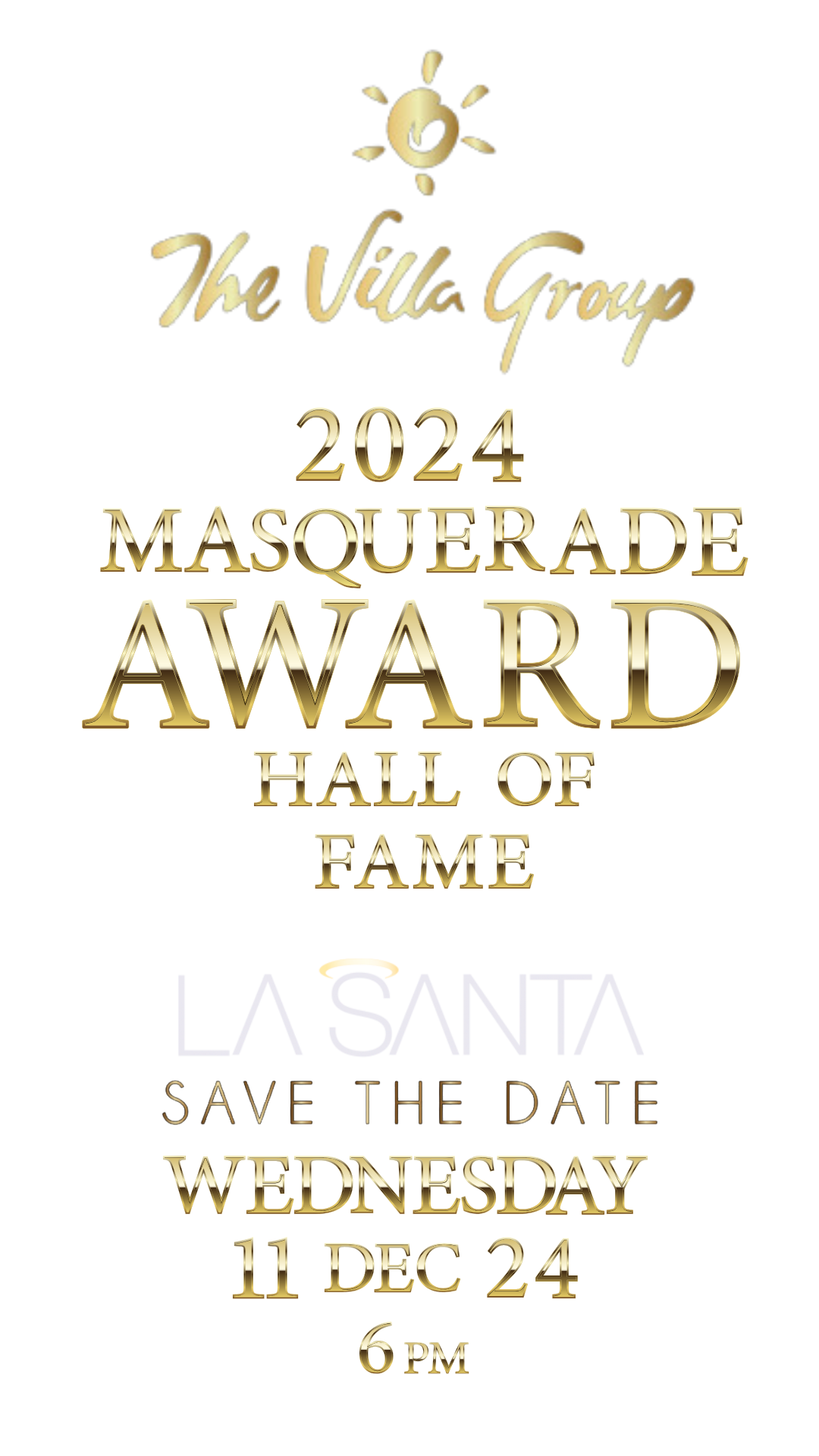 MASQUERADE AWARD - THE VILLA GROUP - Invitalia