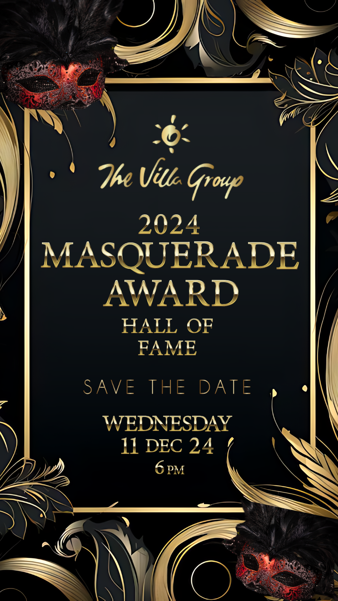MASQUERADE AWARD - THE VILLA GROUP - Invitalia
